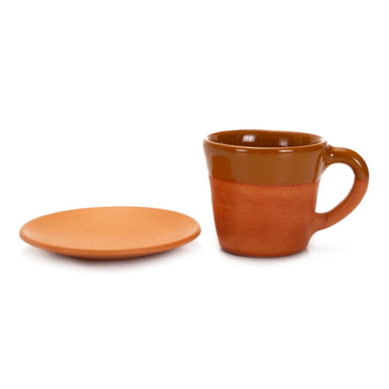 Pocillo tintero mostaza - Artesanías de Colombia